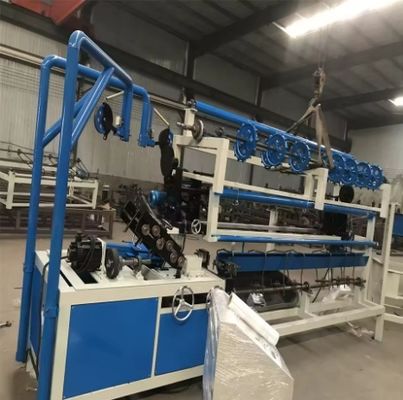 4m width full automatic double wire/single wire Chain Link Fence wire mesh Making Machine
