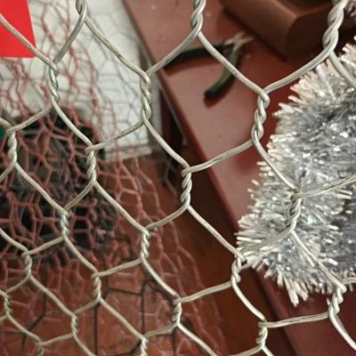 80mmx100mm 3m Width Automatic Hexagonal Wire Netting Gabion Mesh Machine
