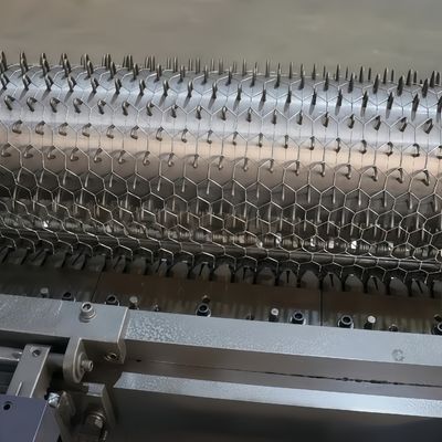 80mmx100mm 3m Width Automatic Hexagonal Wire Netting Gabion Mesh Machine