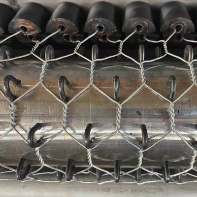 80mmx100mm 3m Width Automatic Hexagonal Wire Netting Gabion Mesh Machine
